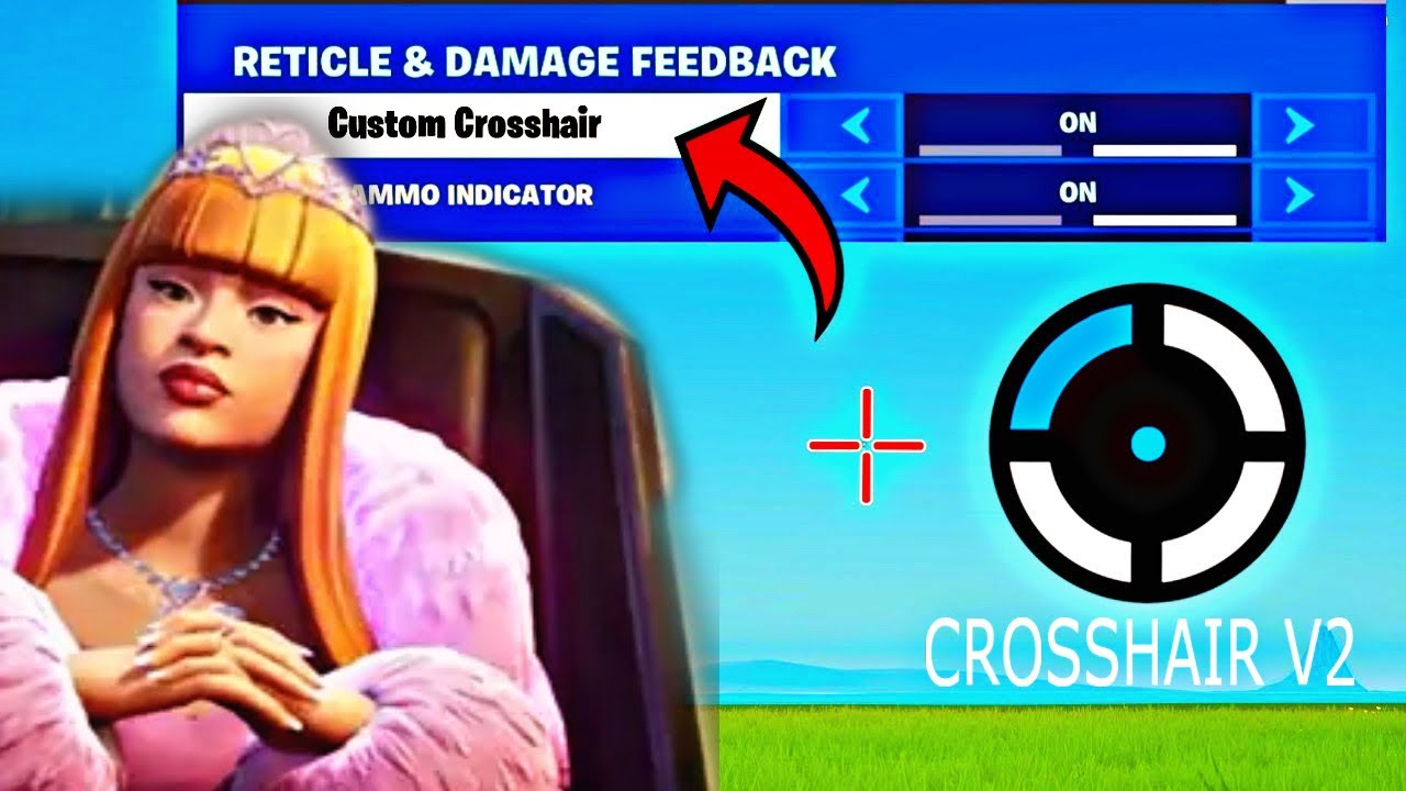 How To Get Free Custom Cross Hairs In Fortnite - YouTube