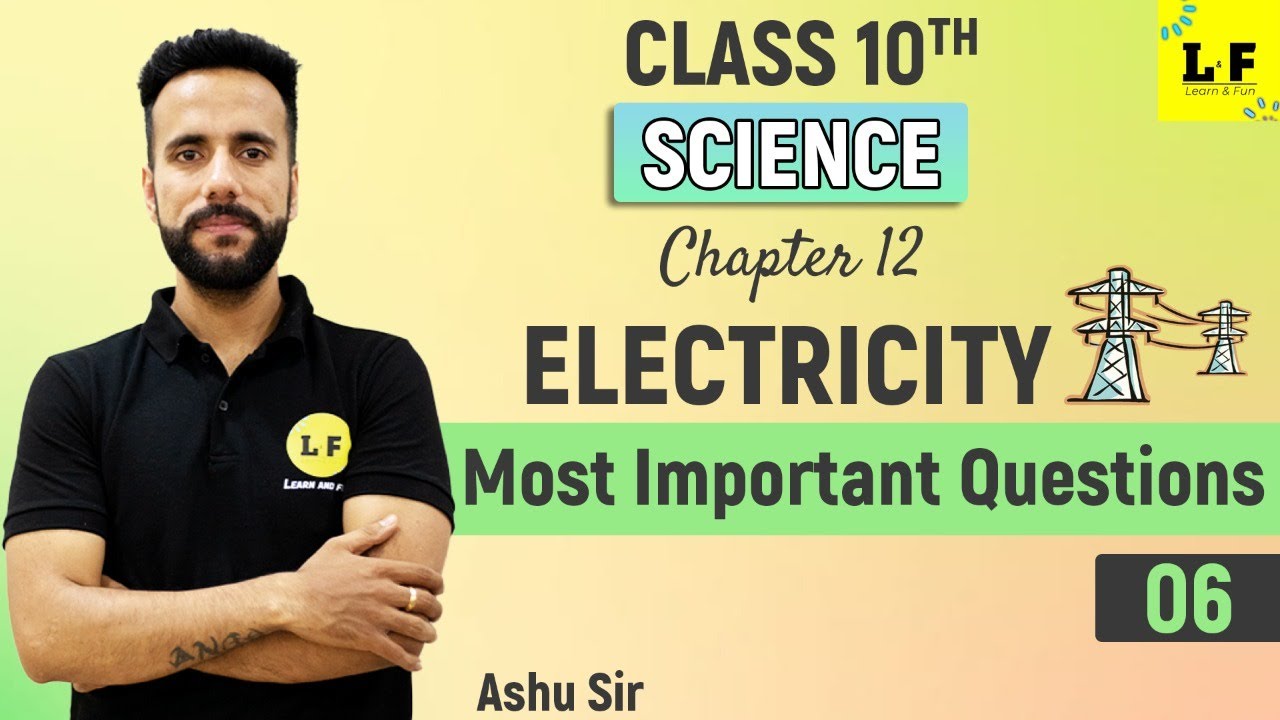 CBSE Class 10 Science | Electricity Most Important Questions | Learn ...