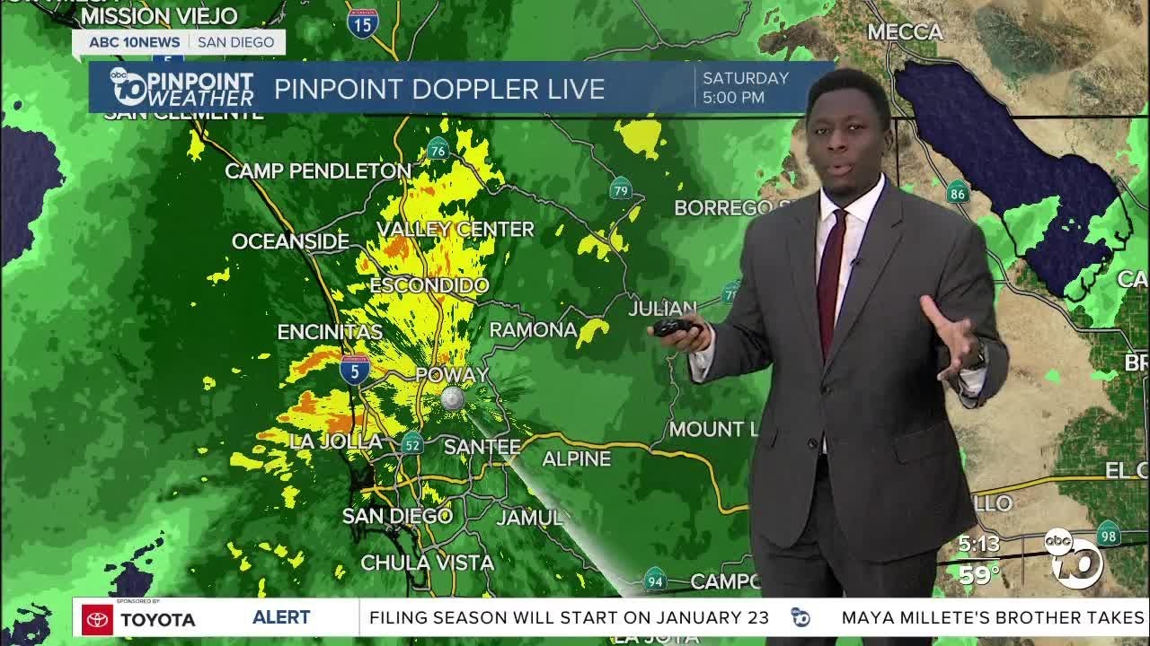ABC 10News Pinpoint Weather with Weather Anchor Moses Small - YouTube