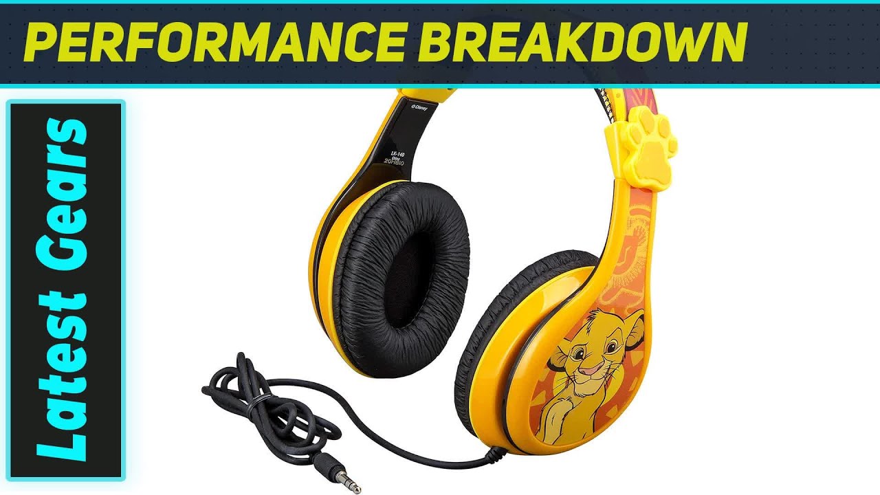 Perfect Lion King Headphones for Kids? eKids Over-Ear Headset Test ...