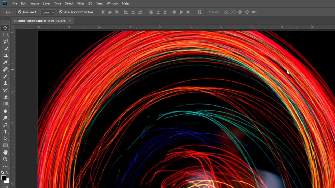 Light Painting Animation - YouTube