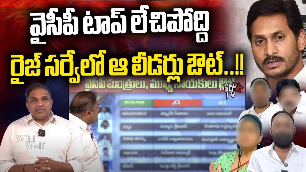 Rise Final Survey on AP: వైసీపీలో ఓడిపోయేది వీళ్లే | Latest Survey On ...