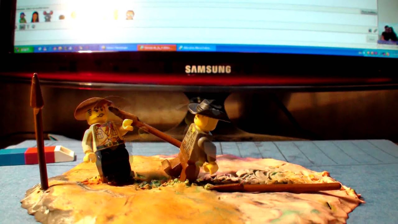 lego kombat with stop motion matrix stile - YouTube