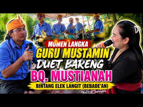 Moment Langka! Duet Special guru Mustamin ft.Bq. Anah - Bintang Leq Langit (Bebade'an) Temu Karya 05