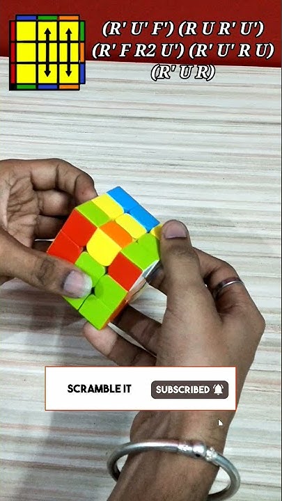 How To Solve F Perm | PLL Finger Tricks | #shorts - YouTube