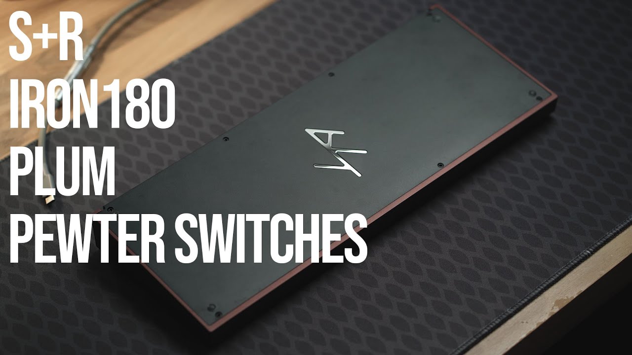 Smith and Rune Iron 180 in Plum with Pewter Tactile Switches Sound Test ...