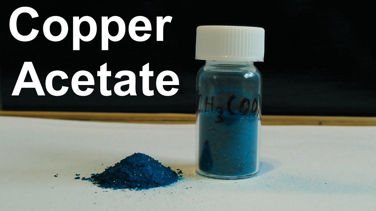 Making purple crystals from a pipe and vinegar. - YouTube