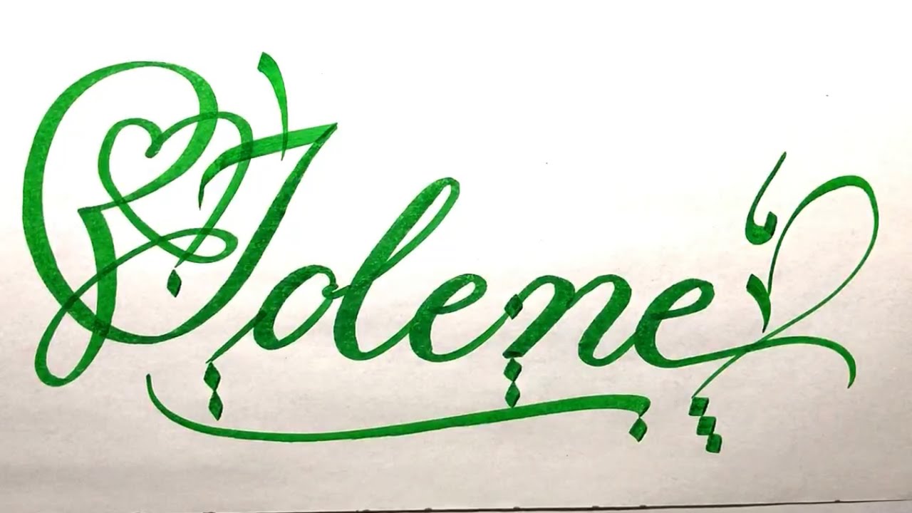Jolene Name Signature Calligraphy Status | How to Draw, Cursive ...