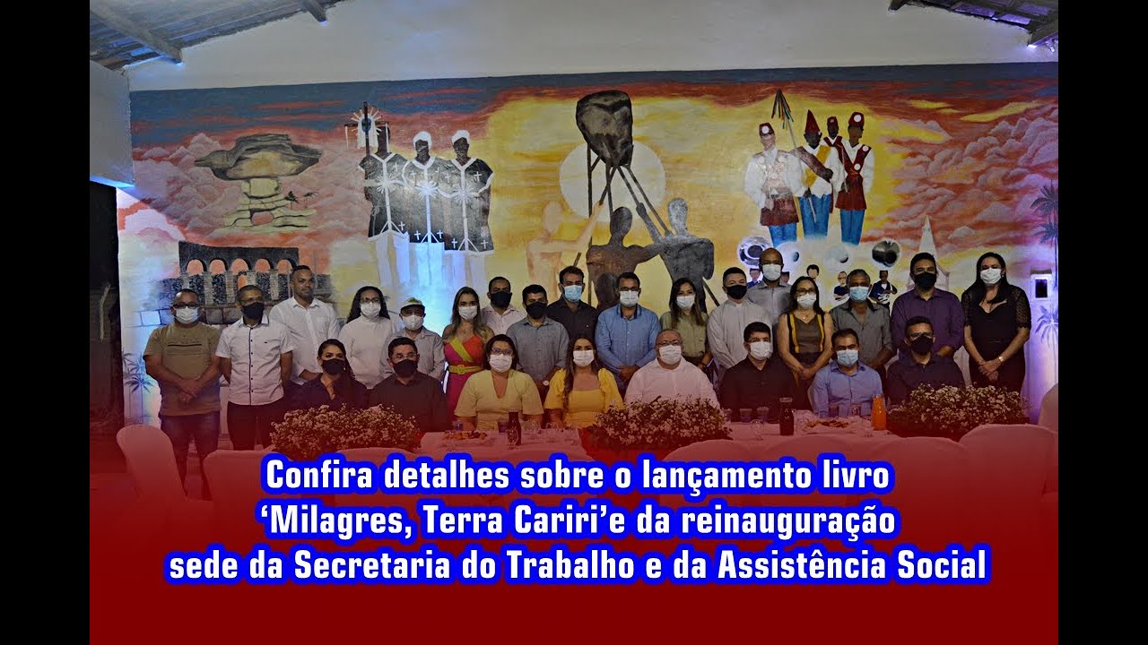 Milagres ce: Confira detalhes sobre o lançamento livro ‘Milagres, Terra ...