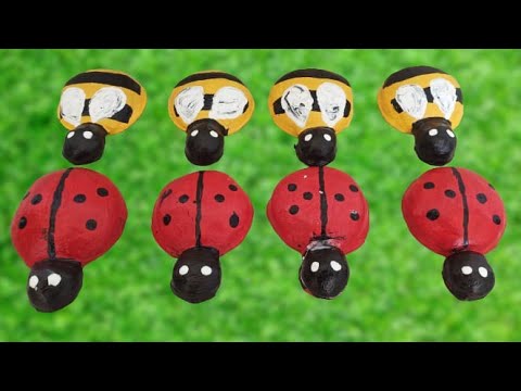 Ladybug🐞 Diy craft/Ladybug Diy with Putty/Garden 🏡Decor ideas/Amazing ...