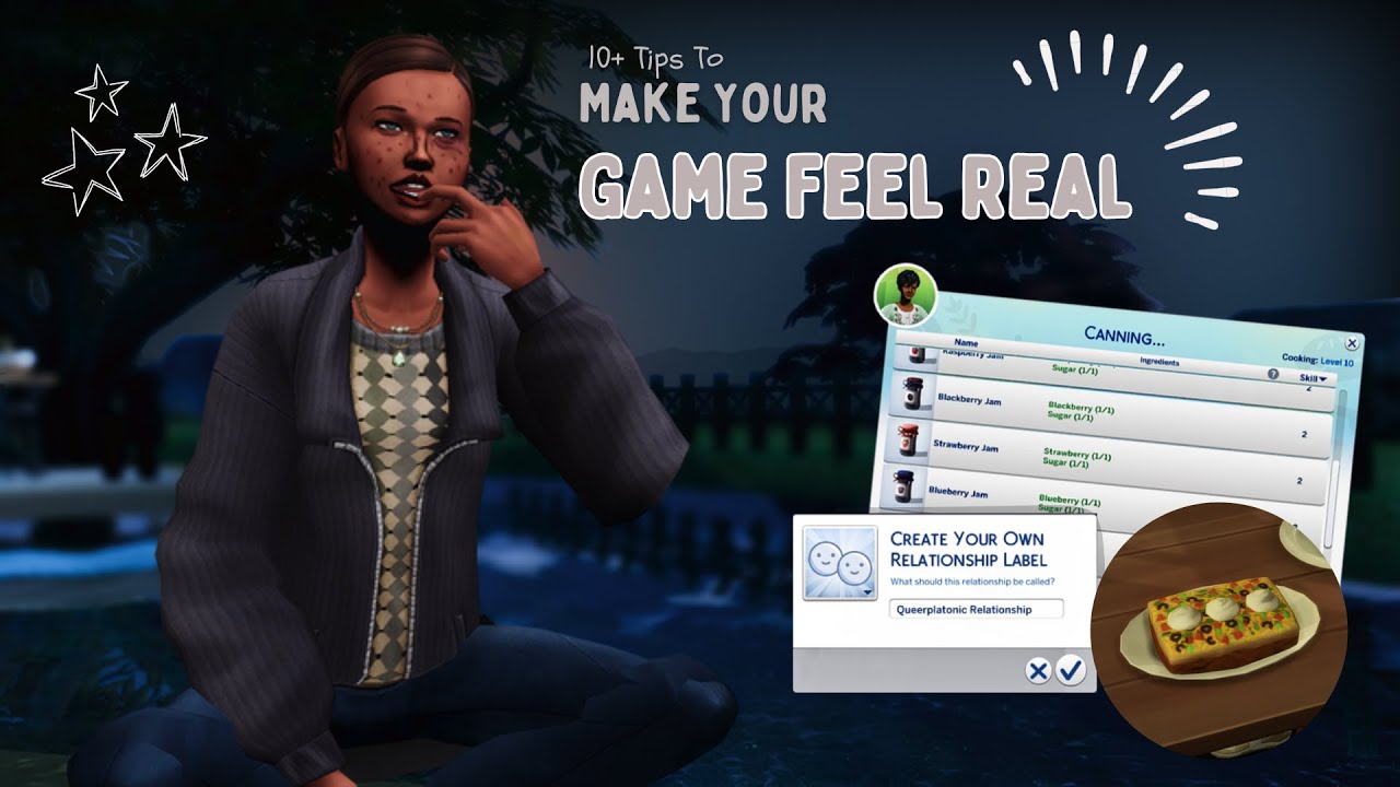 10 Gameplay Tips & Ideas For The Sims 4 (Nearly No Mods!) I Realistic ...