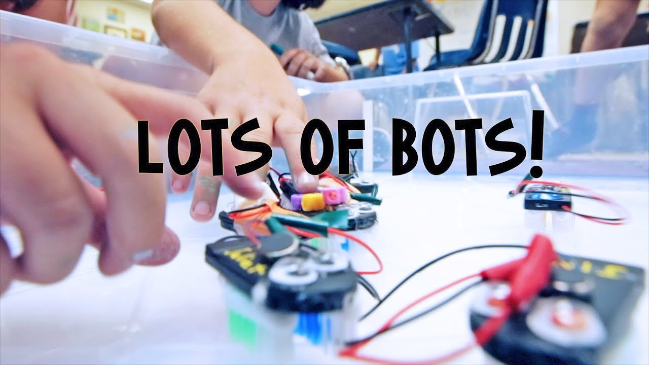 Lots of bots! See kids and their creative bots! - YouTube