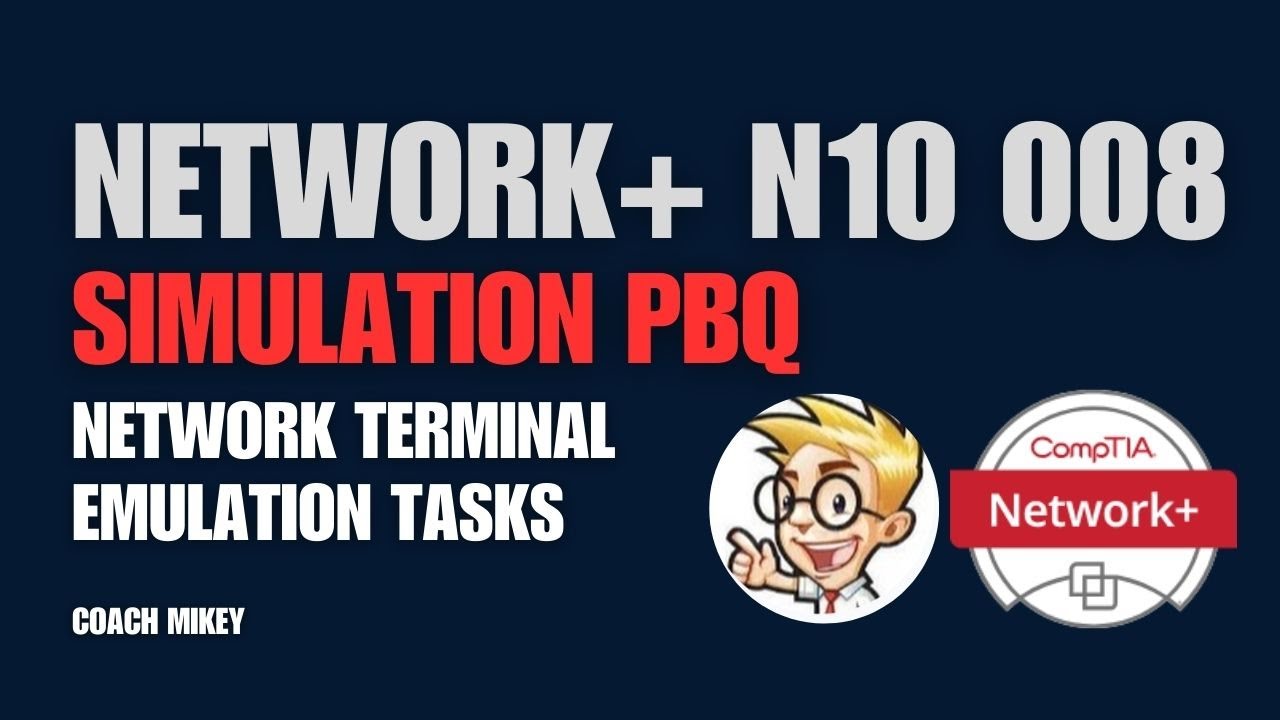 Network Terminal Emulation Tasks - Network+ N10 008 - YouTube