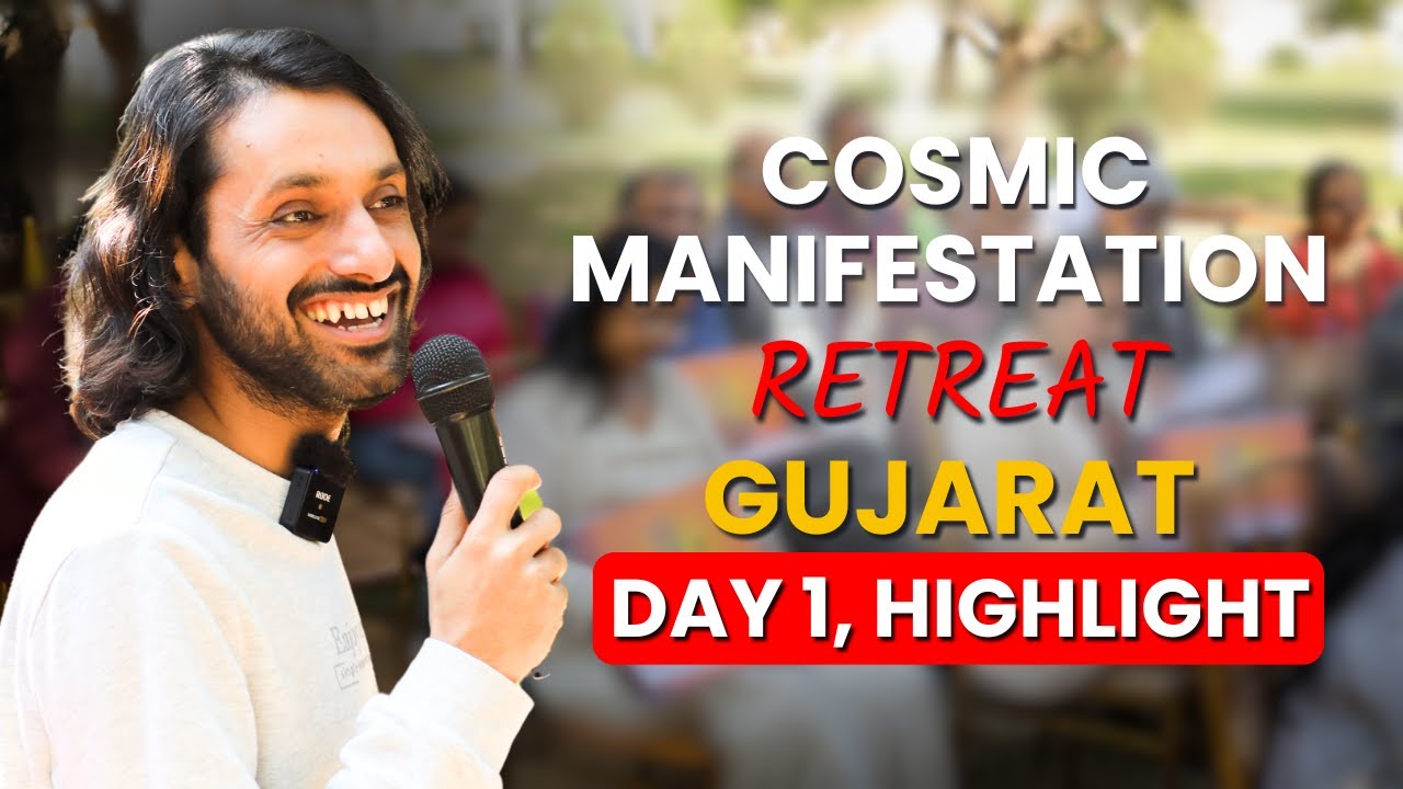 Cosmic Manifestation Retreat Gujarat Day 1| Cosmic Healing | Sumit Upreti - YouTube