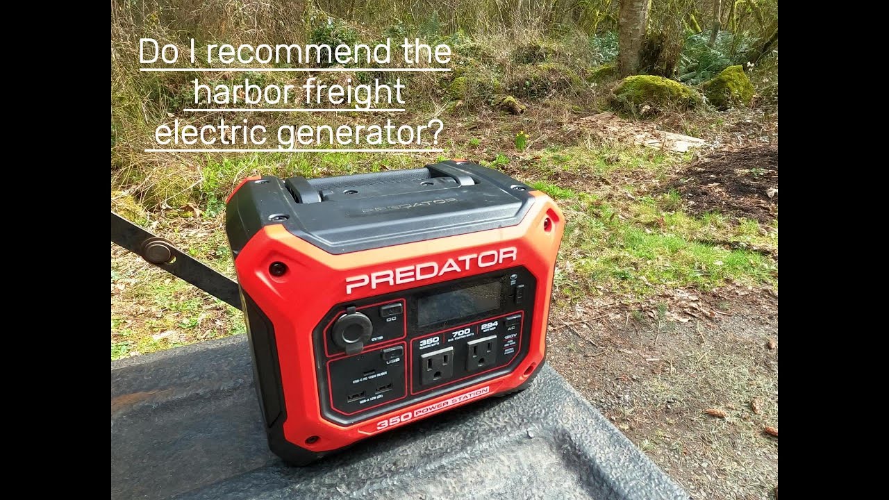 Predator 350 Watt Power Station - YouTube