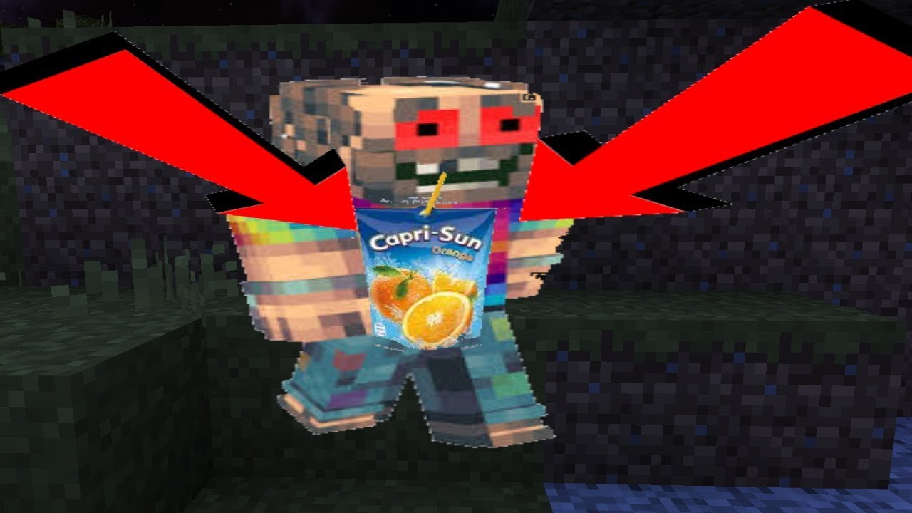 minecraft on capri suns - YouTube