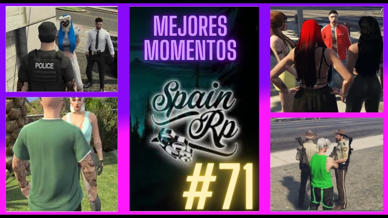 MEJORES MOMENTOS SPAIN RP 71 2024 GTA ROLEPLAY ROL POLICIA #clips #gta ...