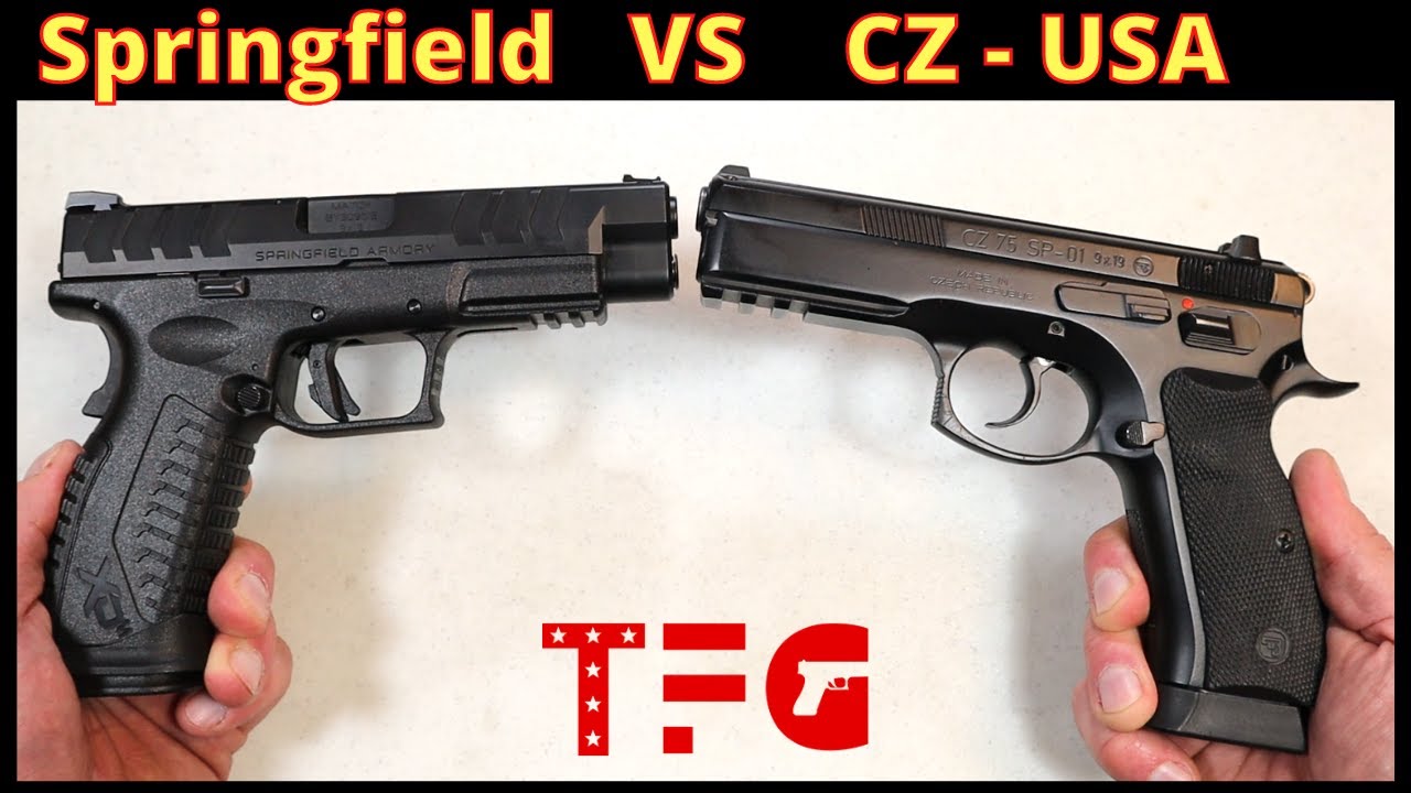 Springfield Armory VS CZ - USA (Handgun Showdown) - TheFirearmGuy - YouTube