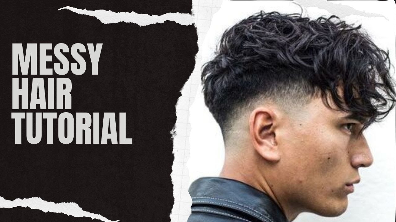 How to Achieve a Messy Hairstyle in SECONDS - YouTube