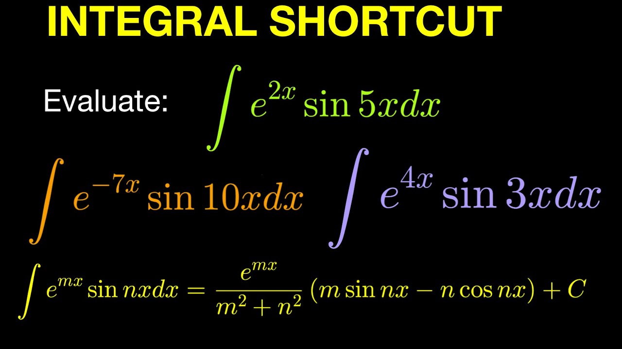 Integrals Shortcut 3 (Integral Calculus) - YouTube