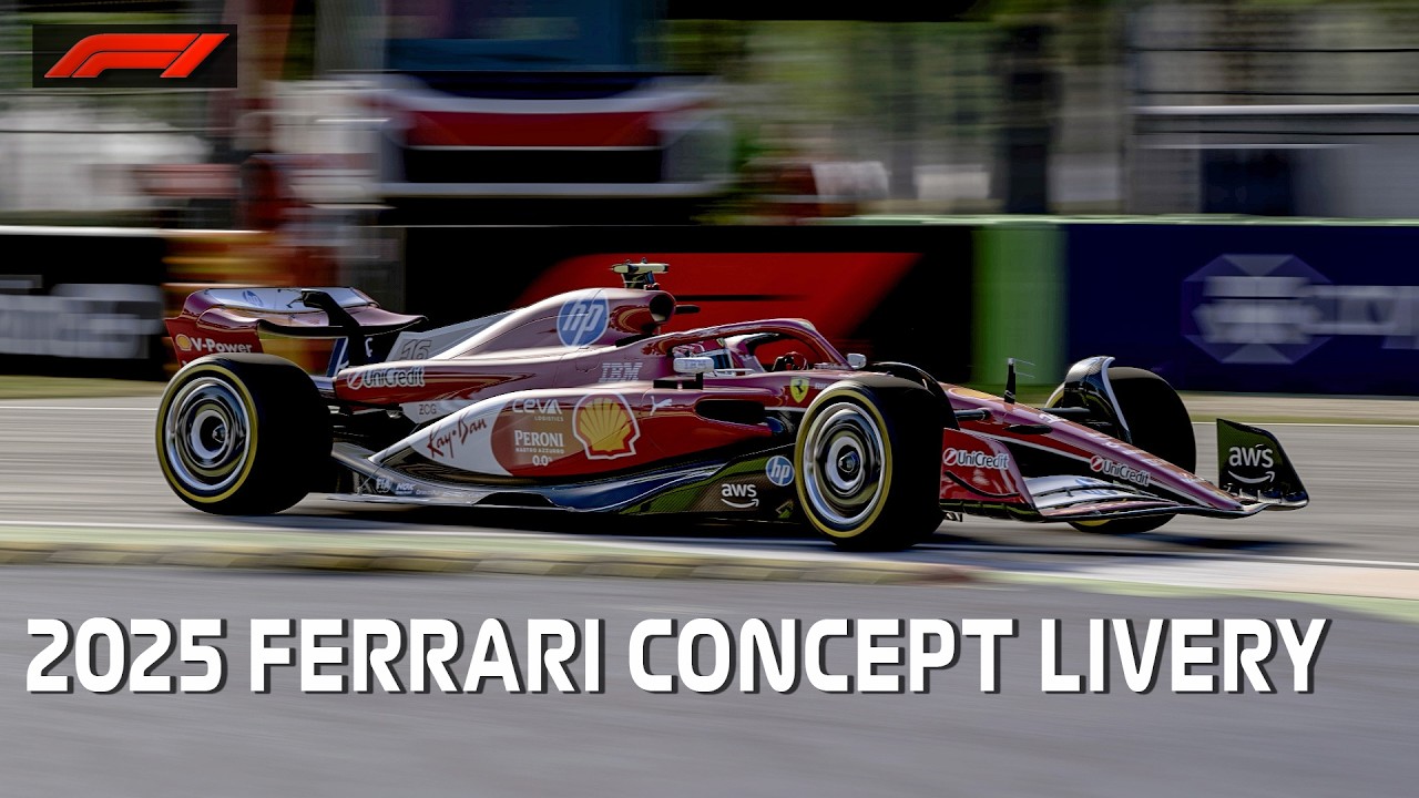 2025 Scuderia Ferrari Concept Livery F1 24 - YouTube