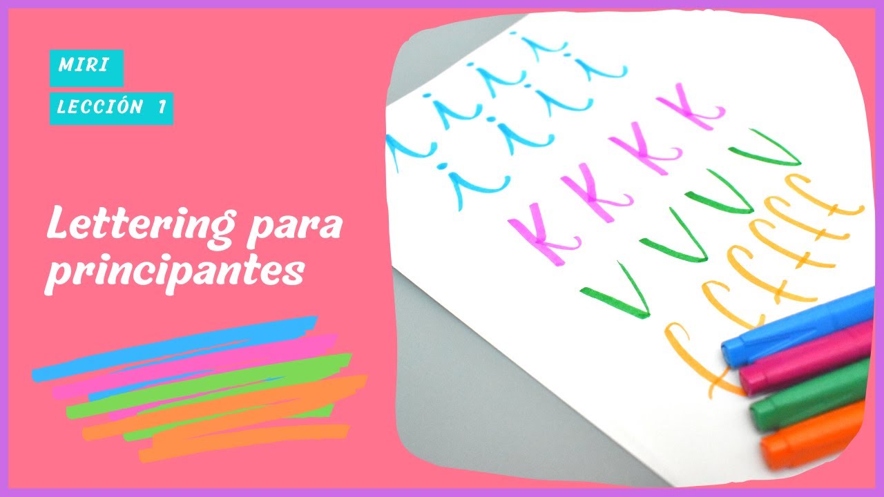 Lettering para principiantes - YouTube