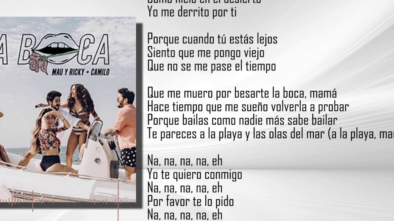 Mau y Ricky, Camilo - La Boca ( Audio LETRA ) - YouTube
