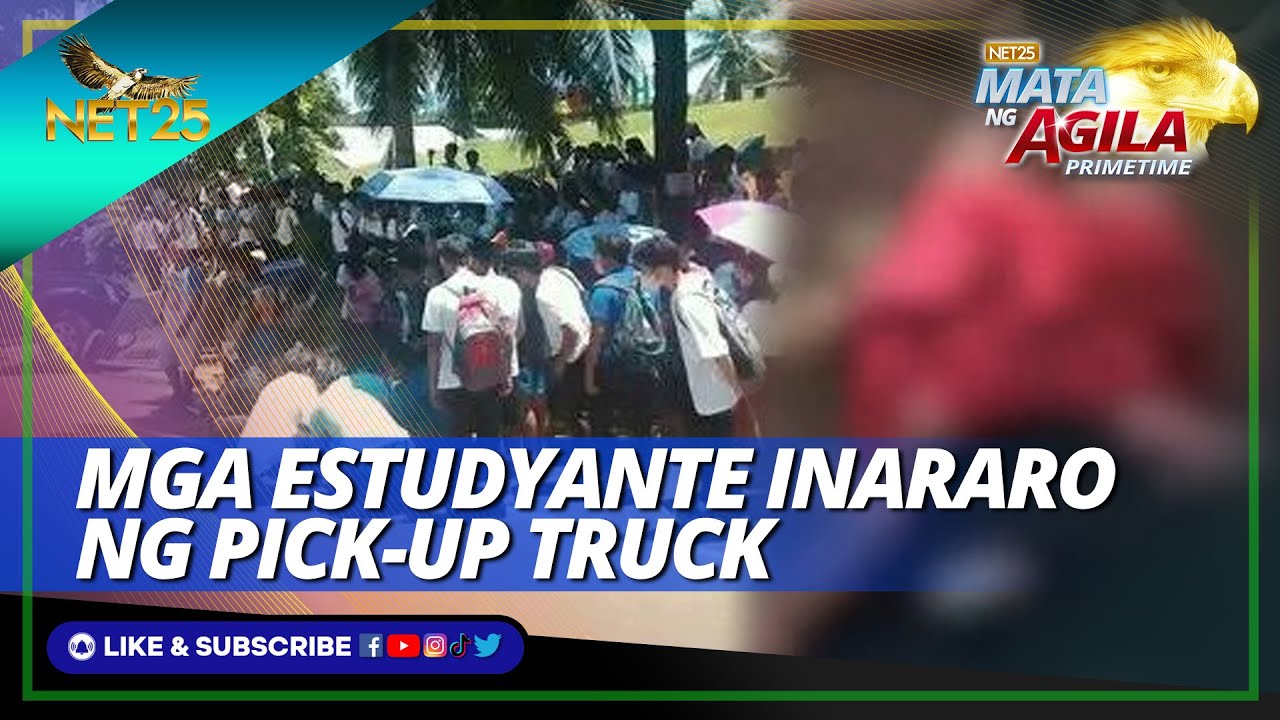 2 estudyante patay sa pag-araro ng truck | Mata ng Agila Primetime ...