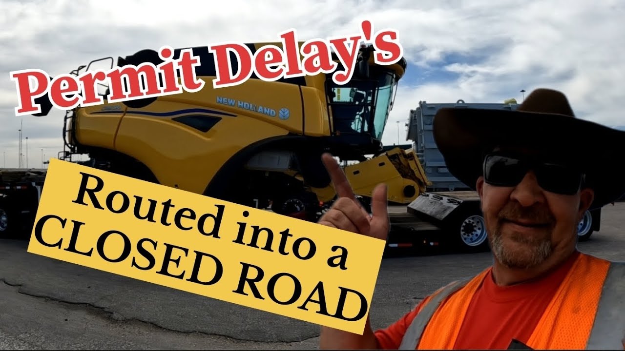 Ep. 245 5 hours waiting on permits routed into a closed road and caught ...