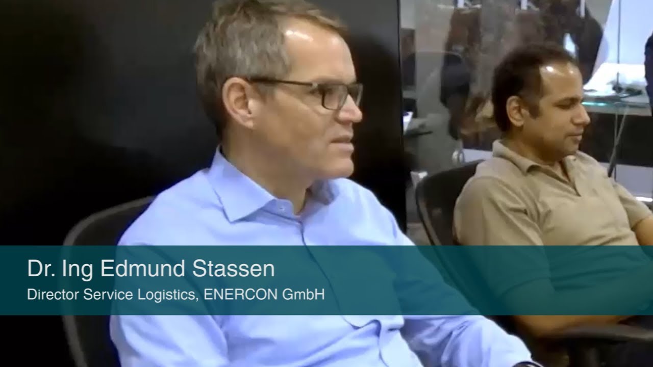 Dr. Ing Edmund Stassen - Director Service Logistics, expresses his ...