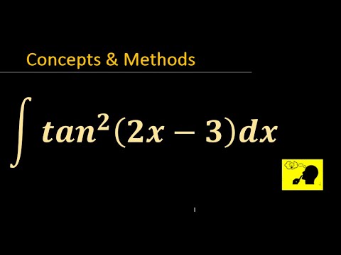 integrate tan^2(2x-3) dx || integral of tan^2(2x–3) dx class 12th ...