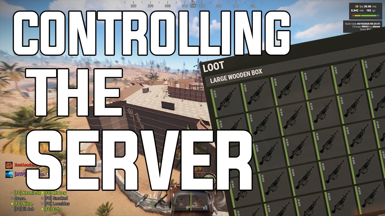 Controlling the Server | FC Clan | RUST - YouTube