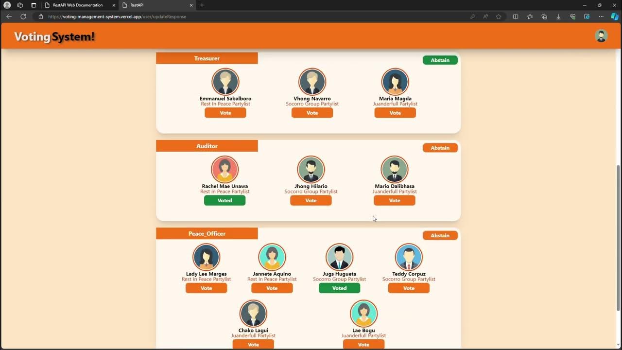 Voting System (MERN) - YouTube