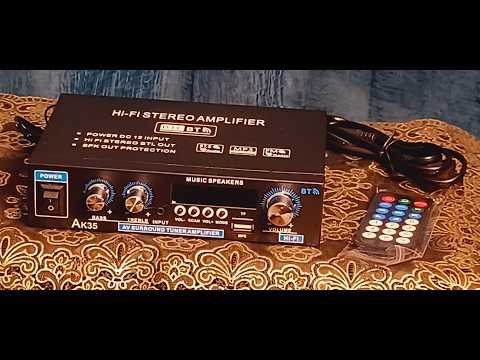 Hosyond  AK35 Bluetooth 5 0 Stereo Amplifier Unboxing