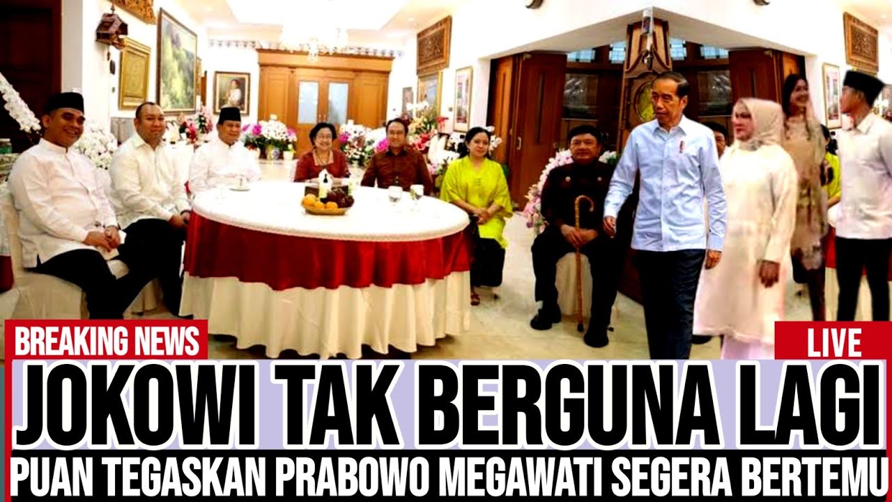 JOKOWI DISINGKIRKAN !! PDIP-GERINDRA MAKIN MESRA, PRABOWO DAN MEGAWATI SEGERA BERTEMU - YouTube
