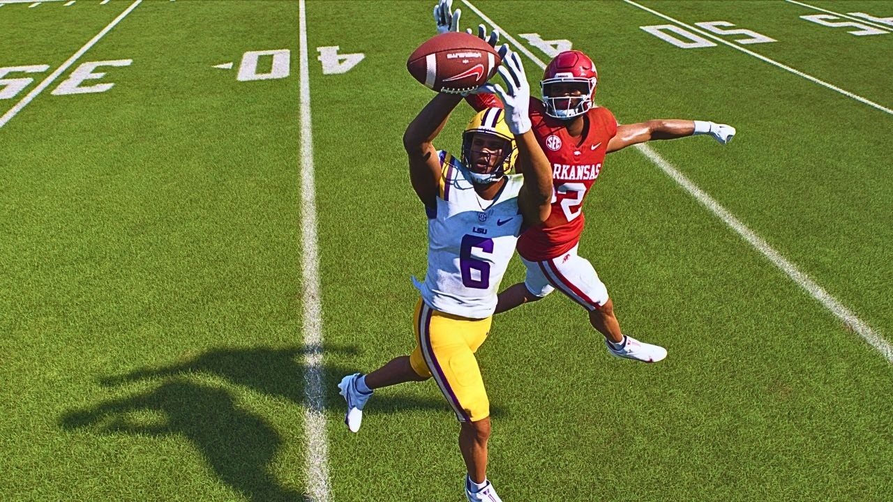 EA Sports College Football 25 Road to Glory EP 90 playing as QB LSU ...