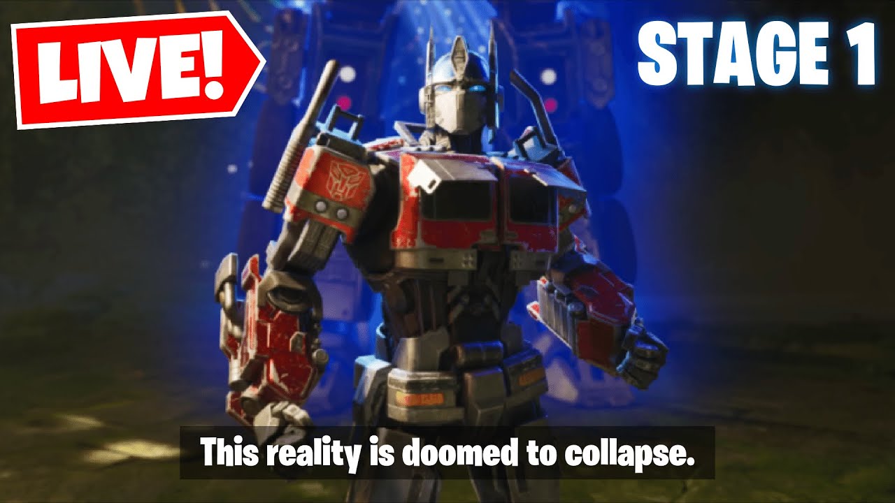 Fortnite Chapter 4 The End Live Event Stage 1 - YouTube