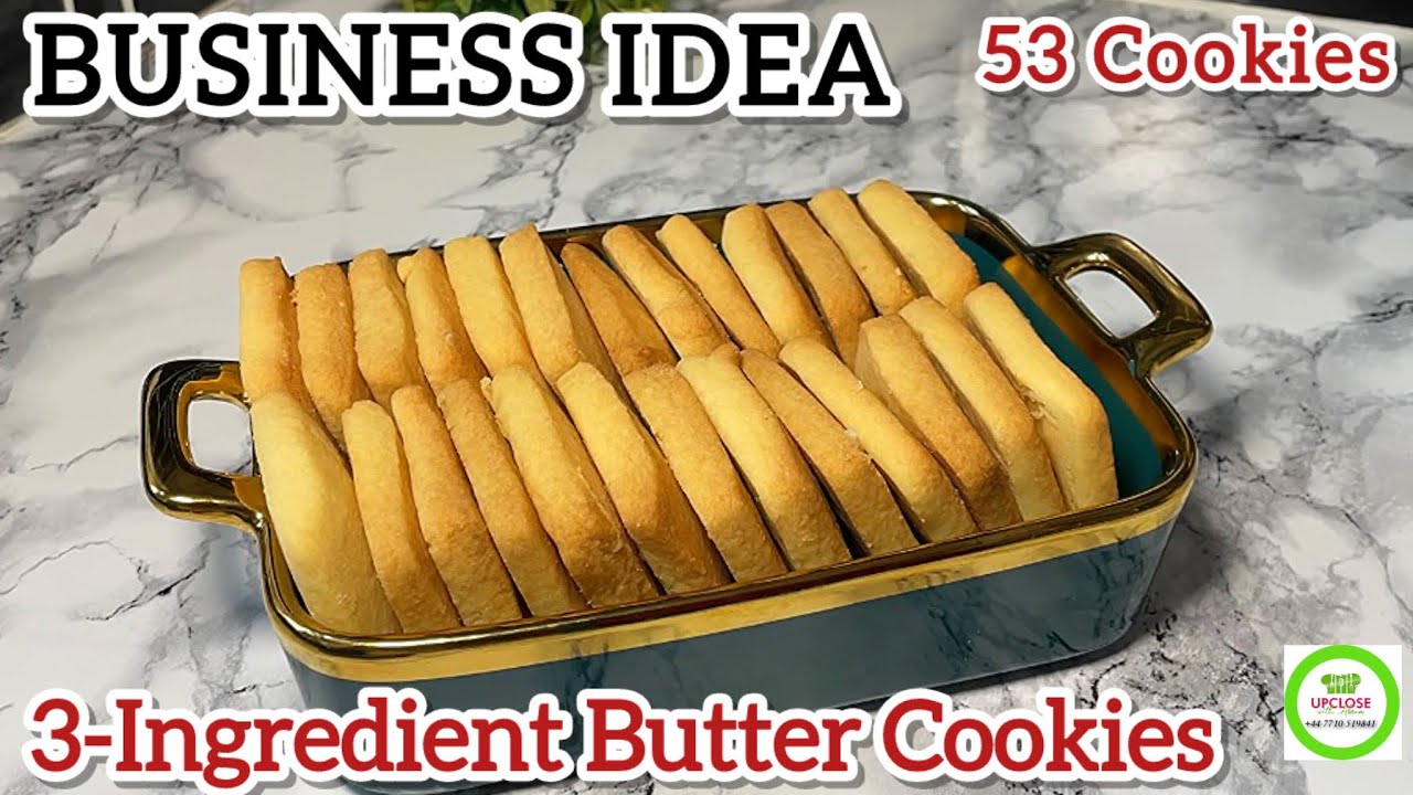 3-ingredients Butter Cookies Recipe in Bulk| How to Make The Best ...