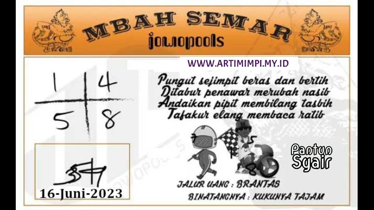 SYAIR SDY MBAH SEMAR HARI INI JUMAT 16 JUNI 2023 - YouTube
