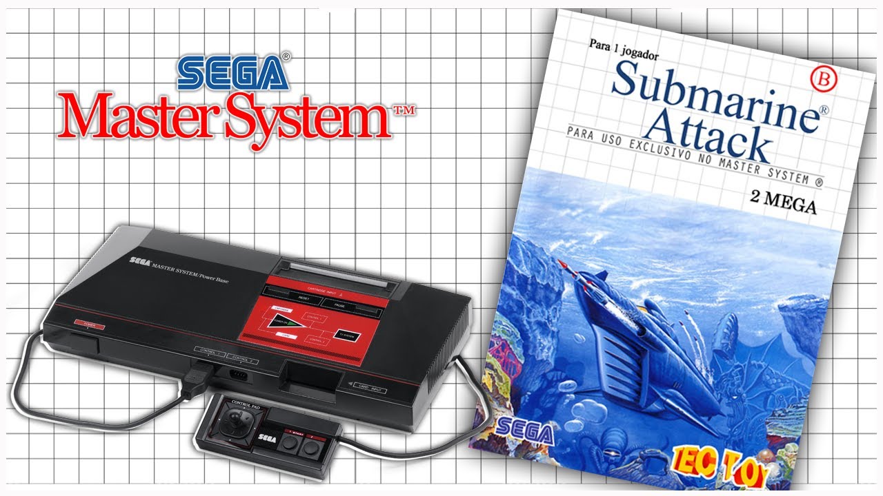 Desafio Retrozera 2024: Submarine Attack [SMS] Master System - Até ...