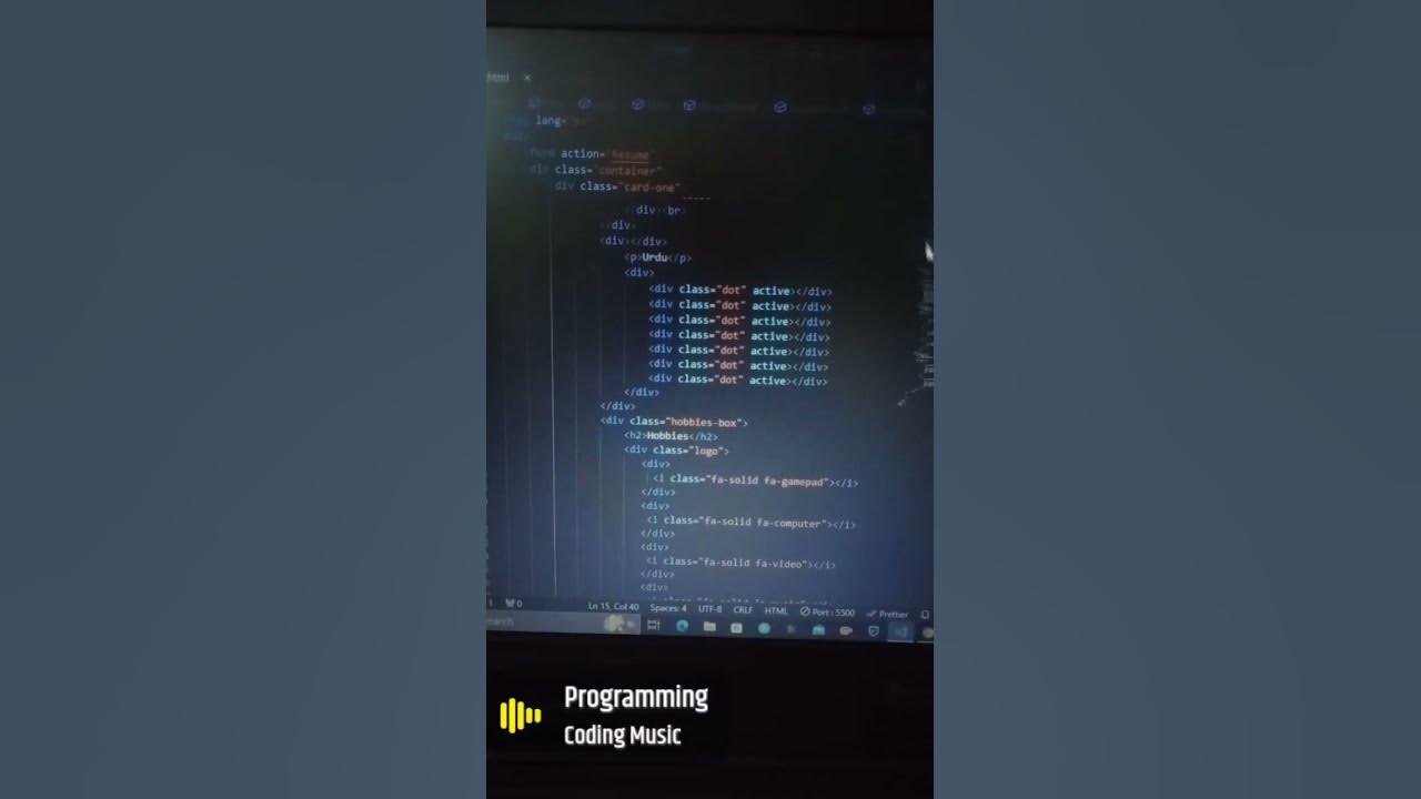 Viralvideo Coding Learnhtml5andcss3 Codewithfadhi Pakistanimusician Youtube