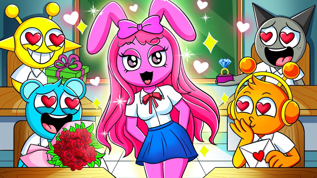 ¡Mi Fan Girl Loca Tuvo un Glow Up! | Animación Incredibox Sprunki | SME ...