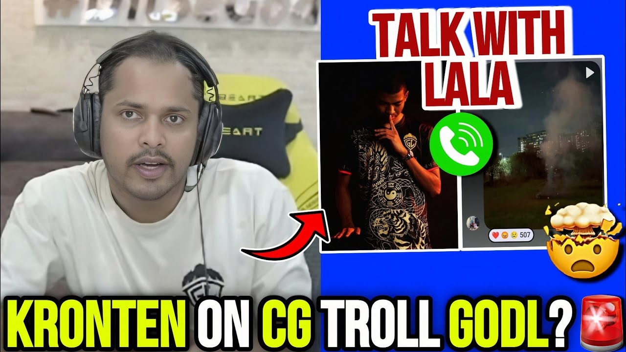 Kronten Reply CG Troll GodL🚨 Lala Talk With Kronten😳 - YouTube