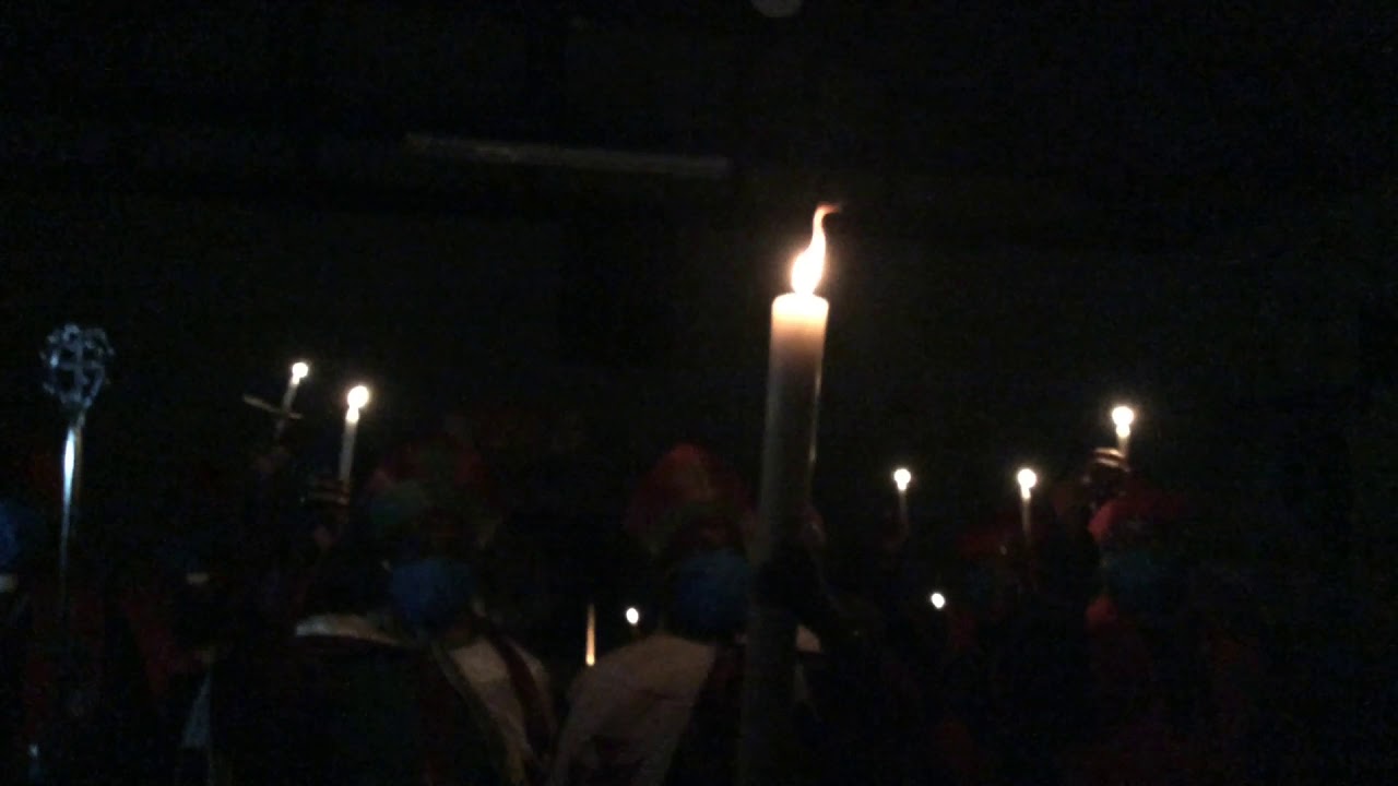 BLESSING THE HOLY FIRE (Holy Week) - YouTube