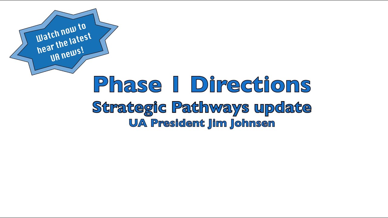 Strategic Pathways Phase 1 Update - YouTube