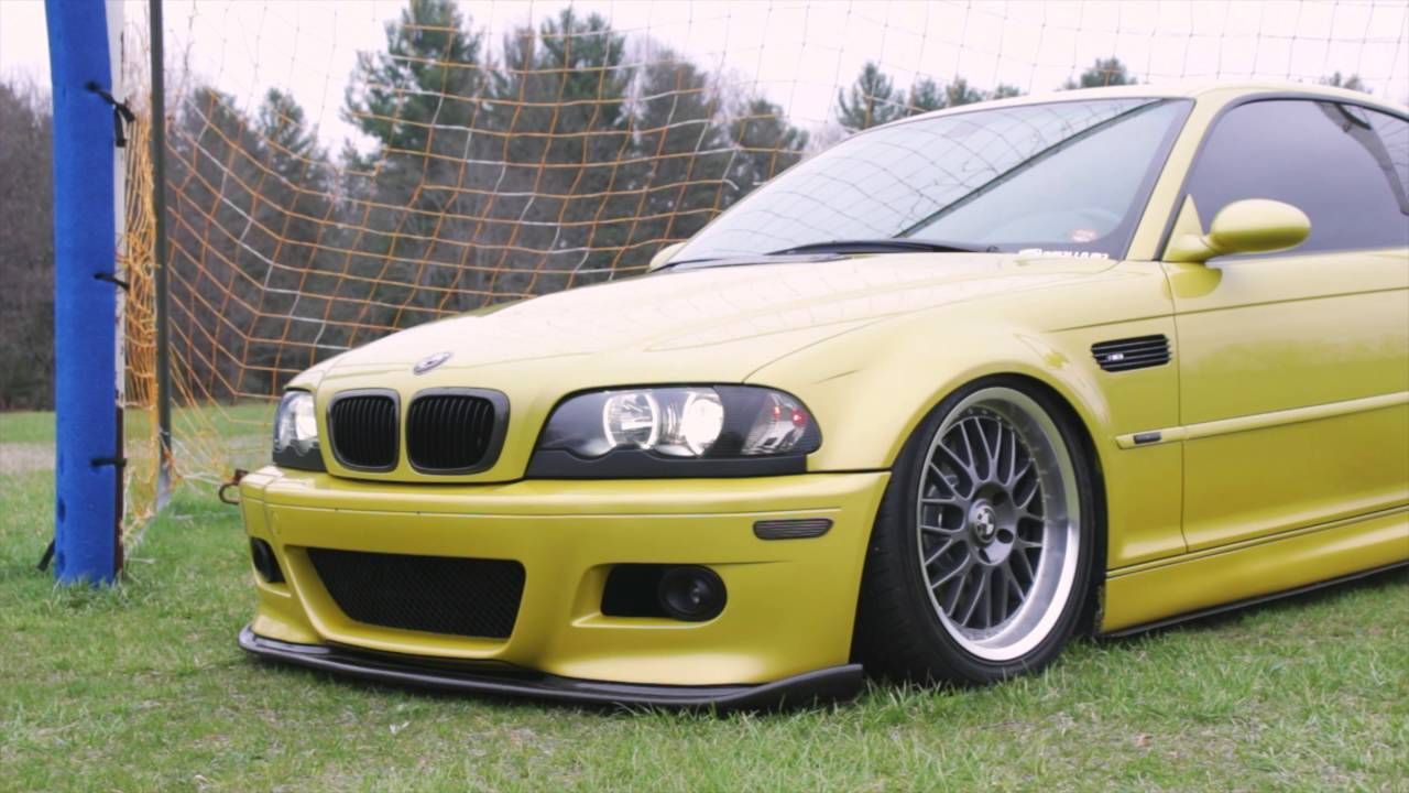 Bagged E46 M3 / Phoenix Yellow / @M3llO.M3 - YouTube