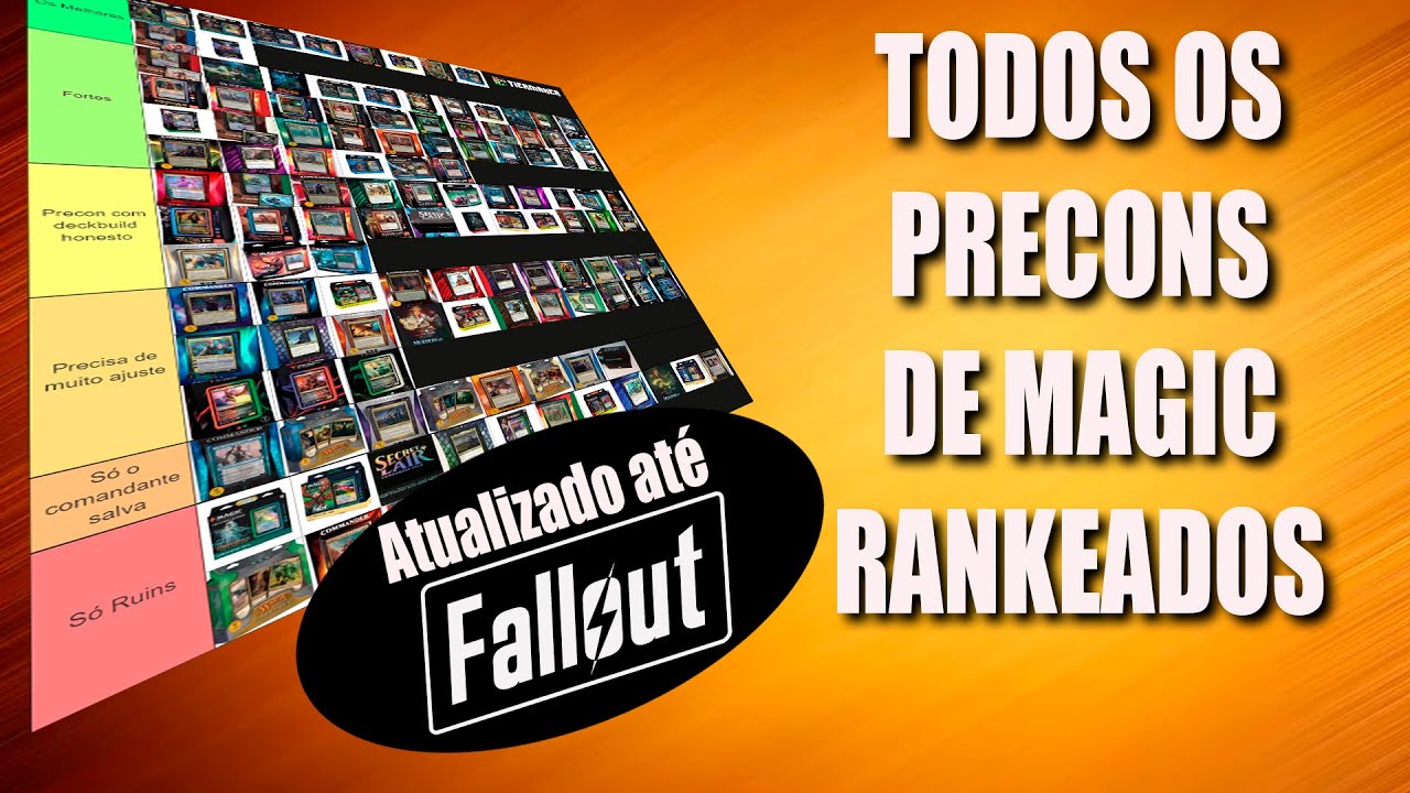 TODOS OS PRECONS DE MAGIC RANKEADOS! - Atualizado FALLOUT! - YouTube