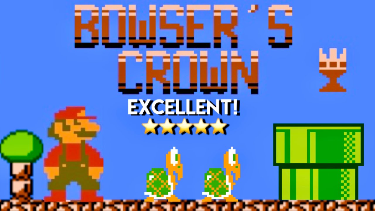 Bowser's Crown|Review & Playthrough|Super Mario Bros.1 Hack - YouTube