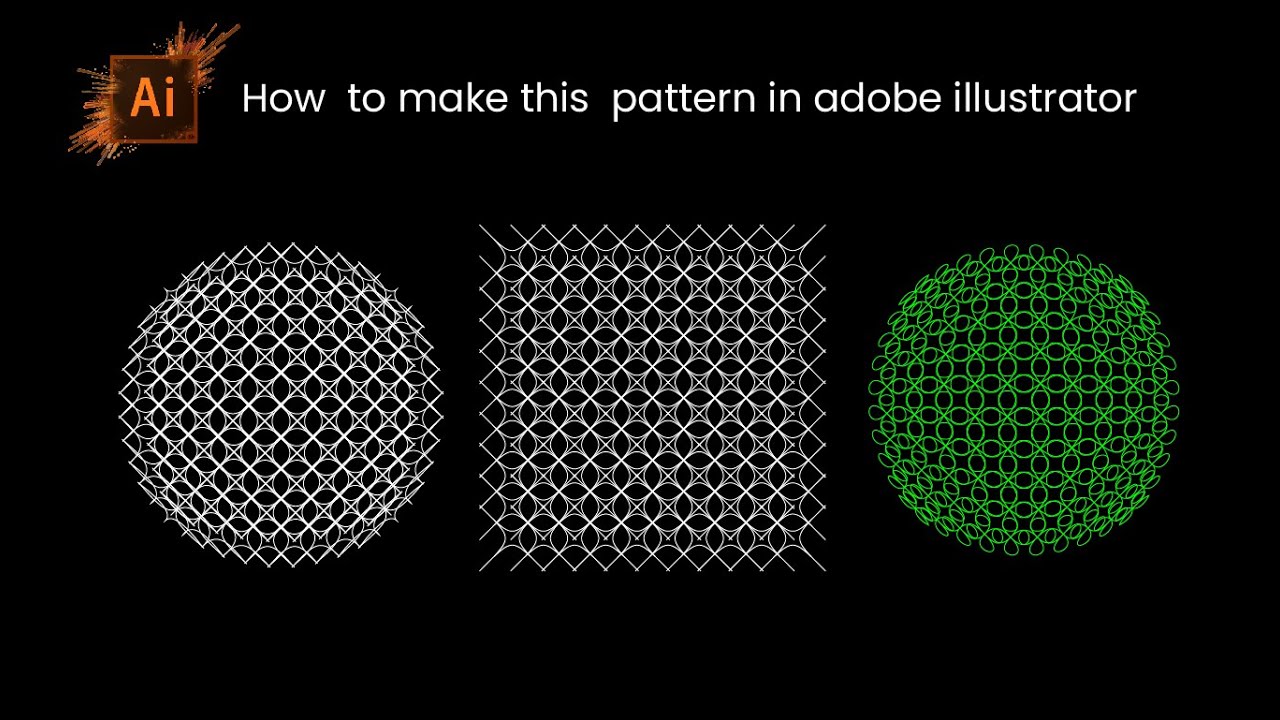 Beautiful Pattern Design in Illustrator - YouTube