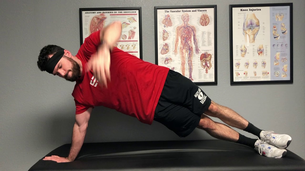 Side Lying Plank Windmill - YouTube